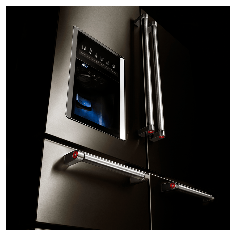 Refrigerador French Door KitchenAid 5 puertas Negro KRMF706EBS ...