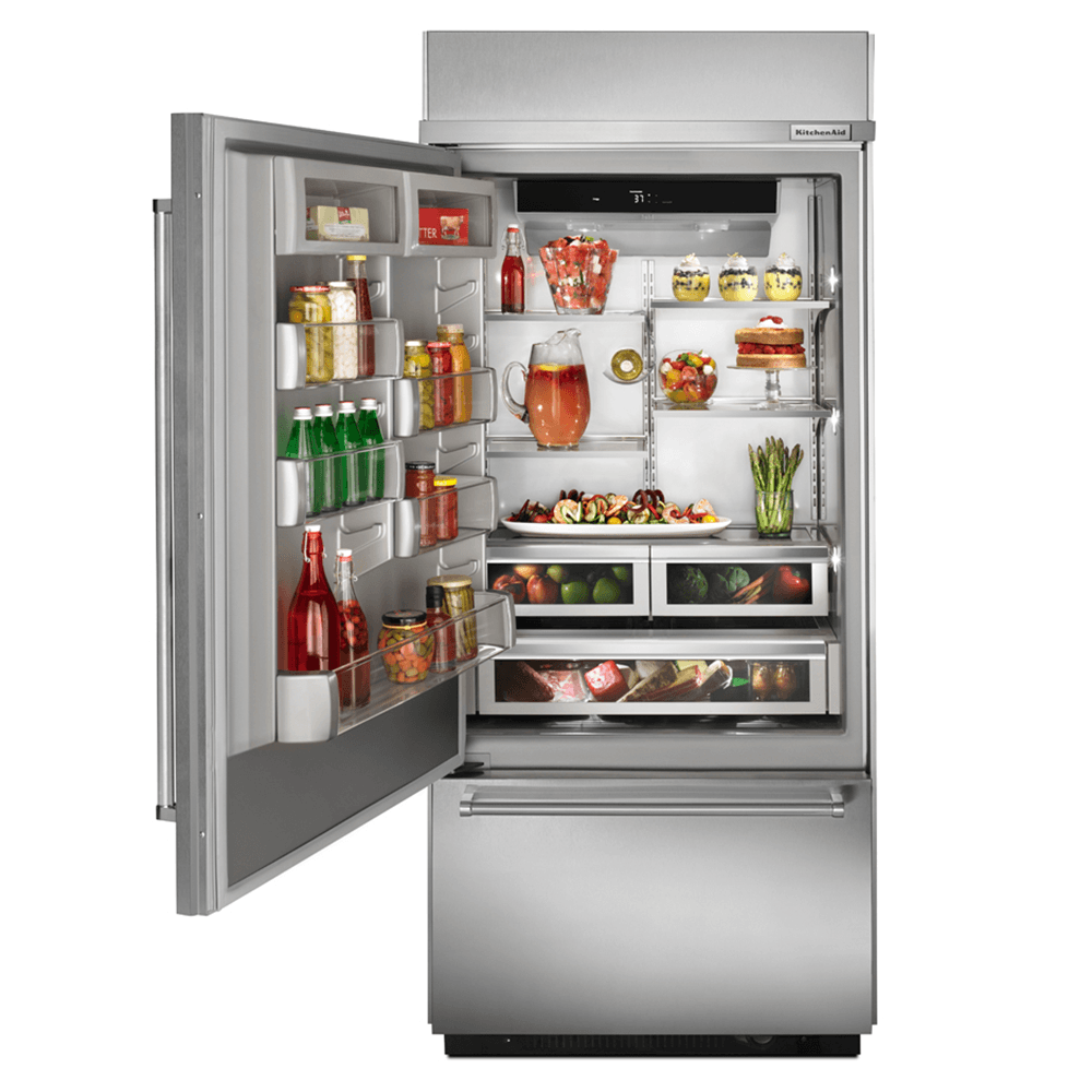 Refrigerador 21 pies (ft3) Bottom Mount 2 puertas Gris - KitchenAid México